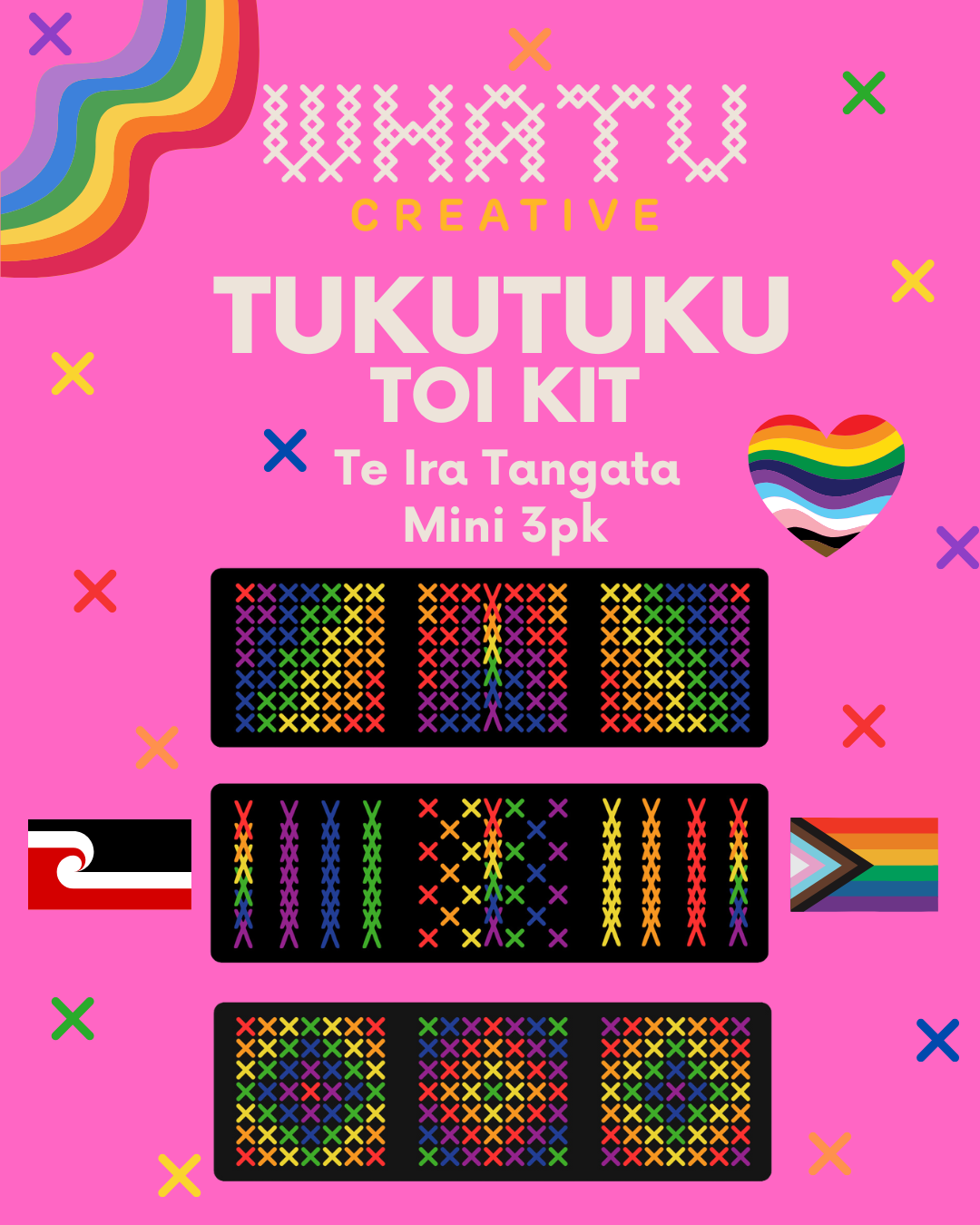 Te Ira Tangata Mini 3pk – Whatu Creative