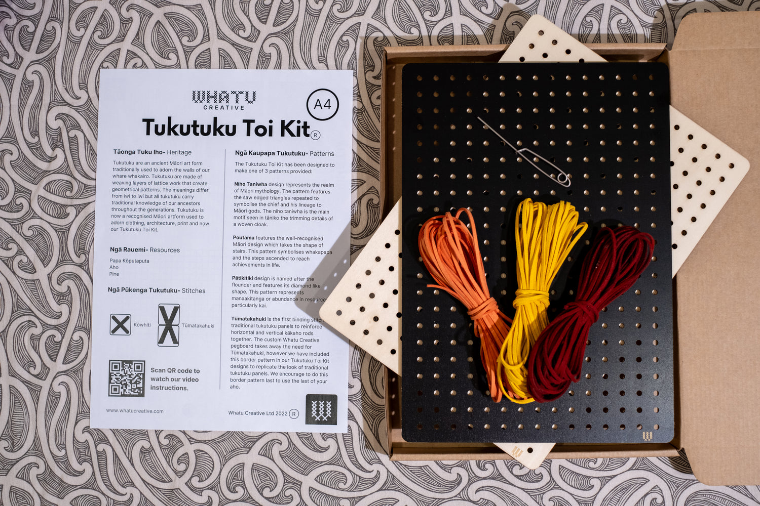 Tukutuku Toi Kit A4 – Whatu Creative