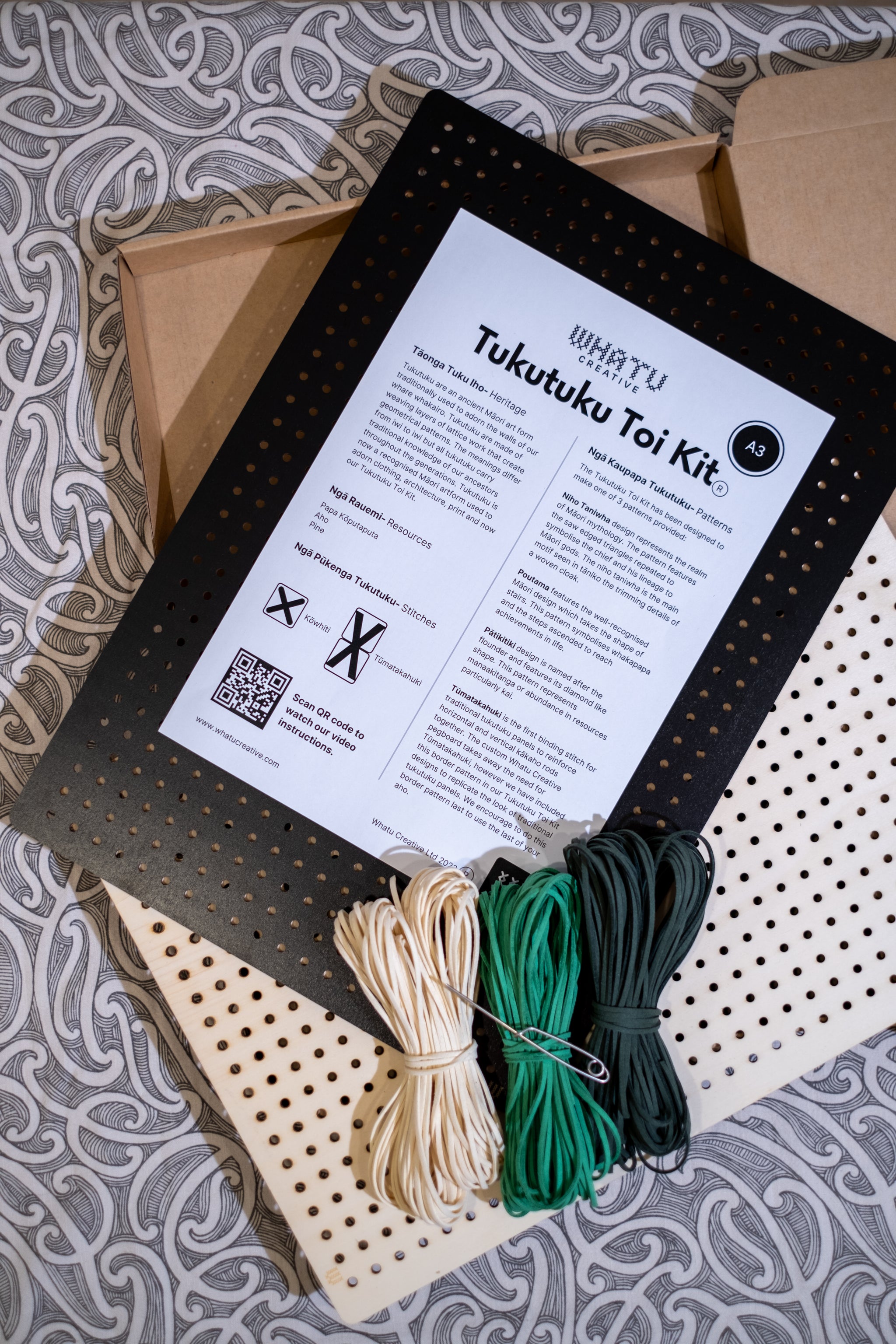 Tukutuku Toi Kit A3 – Whatu Creative