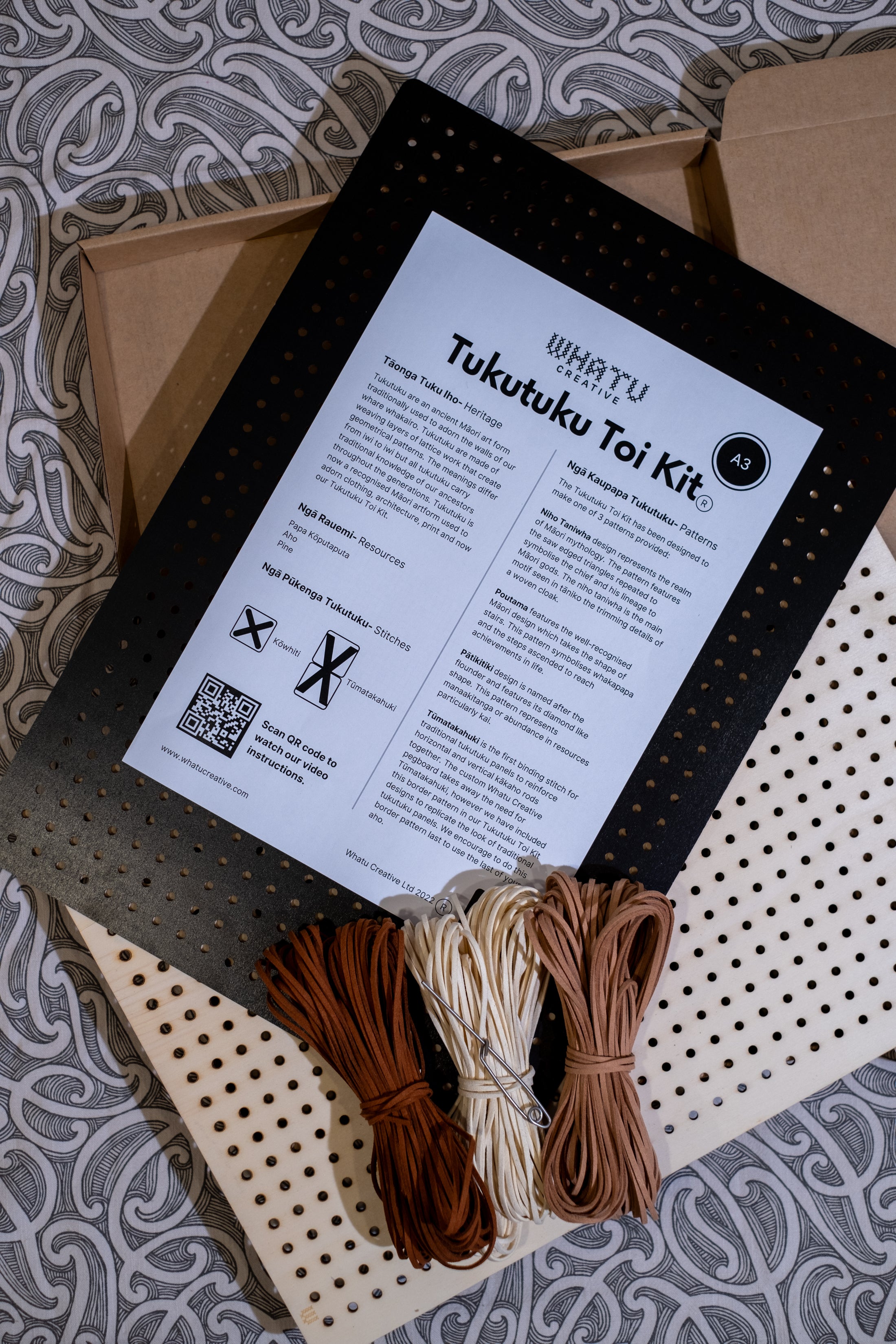 Tukutuku Toi Kit A3 – Whatu Creative