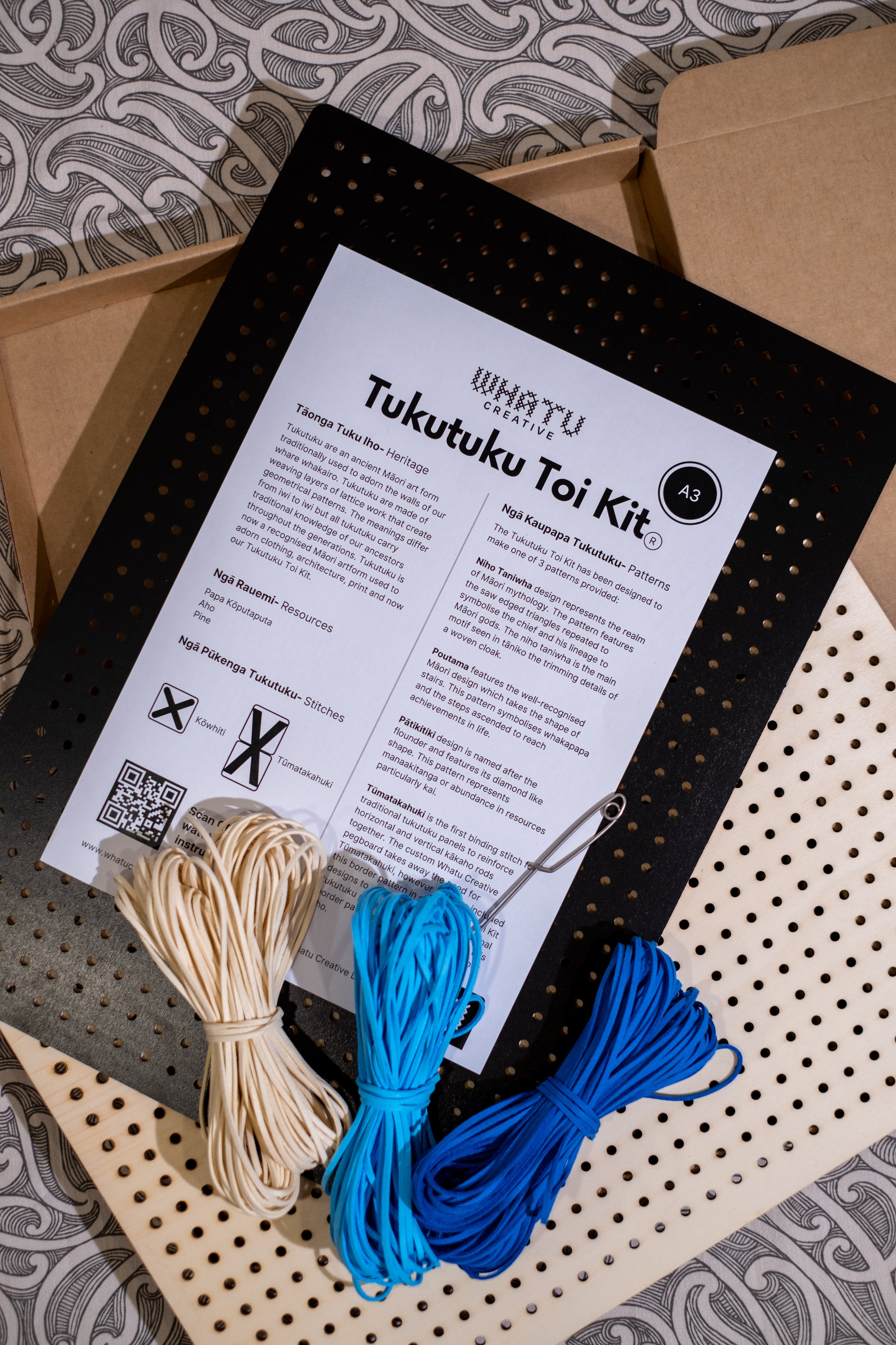 Tukutuku Toi Kit A3 – Whatu Creative